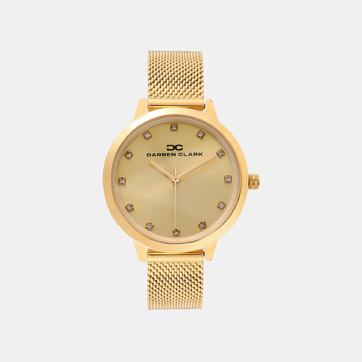 Women Quartz Champaign Dial Analog Mesh Watch 2008B-E0208 – Darren Clark